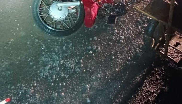 Homem morre ao bater motoneta em sinalizador de obra na SC-160