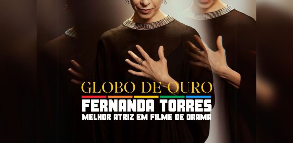 Fernanda Torres faz história e vence Globo de Ouro de melhor atriz